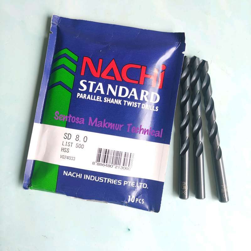 Jual Nachi 8 Mm Mata Bor Besi Drill Bit Hss 8mm Di Seller Sentosamakmurtechnical - Pulo Brayan ...