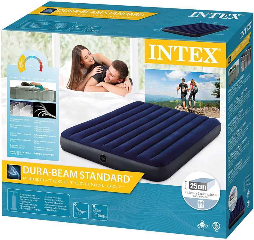 Jual Kasur Angin Dura-Beam Airbed Blue 1.52m x 2.03m x 25cm INTEX 64759 di Seller La Heve Toys ...