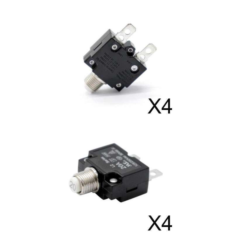 Promo 8pcs 15A/20A Reset Car Circuit Breaker Fuse Holder Push Button ...