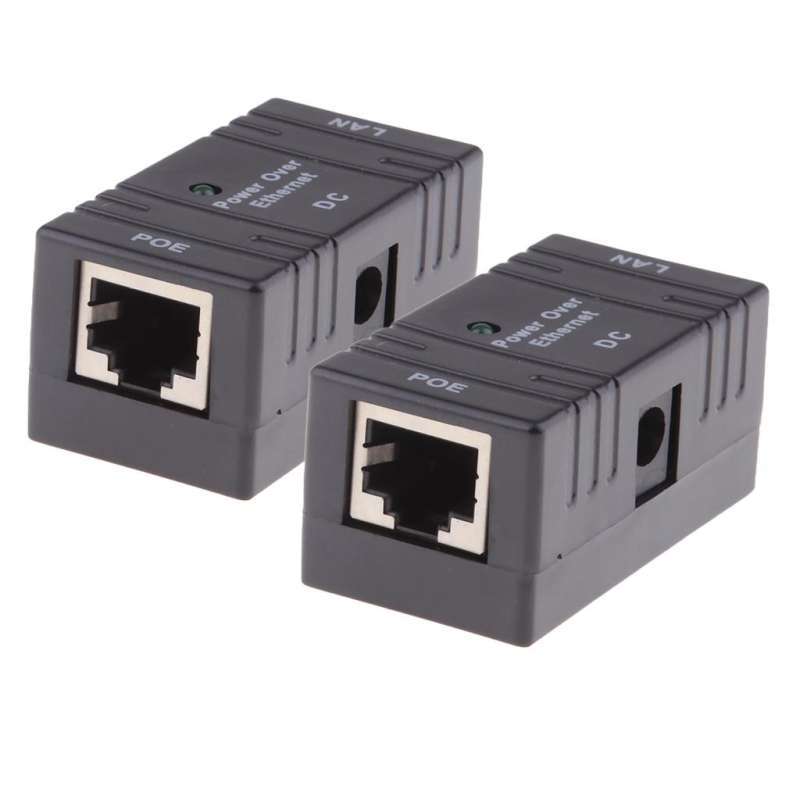 Promo 2x Passive RJ-45 POE Injector Splitter Over Ethernet Adapter ...