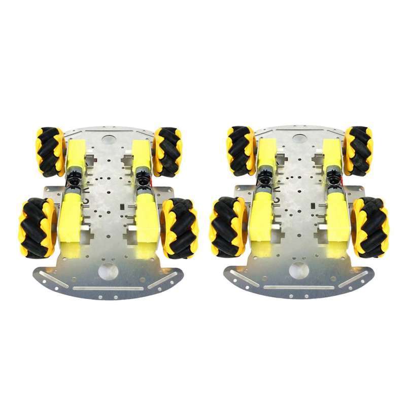 Jual 2x Mecanum Wheel Robot 4wd Omnidirectional Wheels Smart Robot Car ...