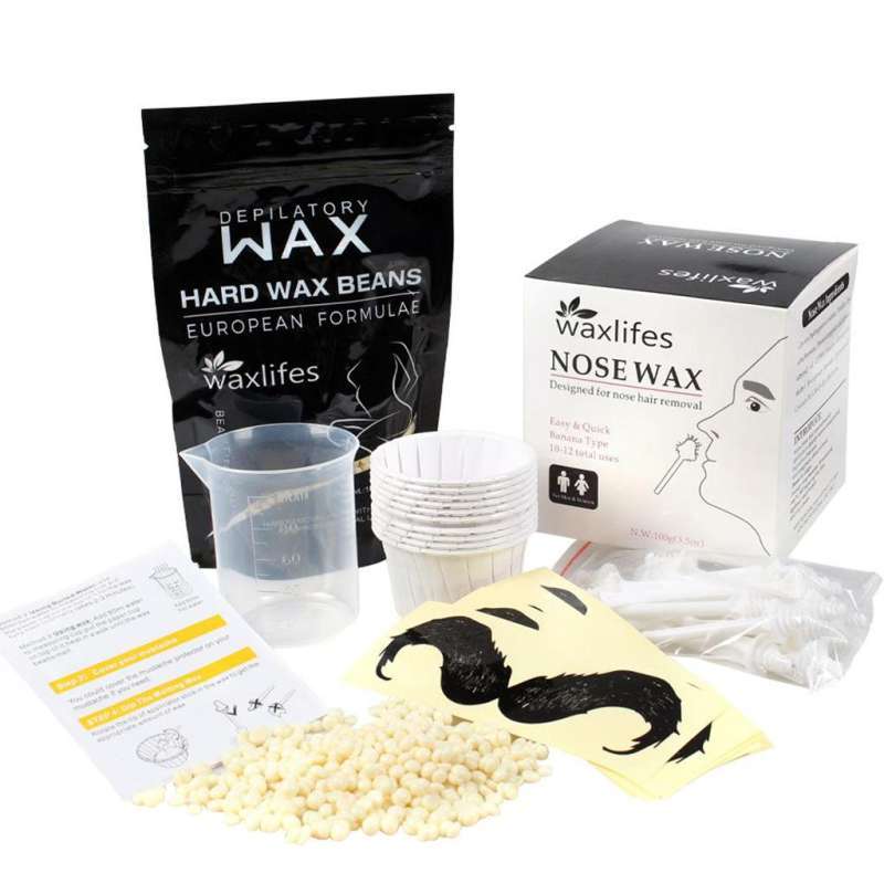 Jual Painless Professional Effective Nose Wax Kit for Men Eyebrows Lips ...