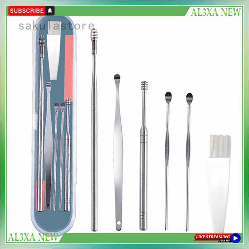 Promo Stainless Steel Dig Ear Spoon To Remove The Ear Hook Ear Tool Adu ...