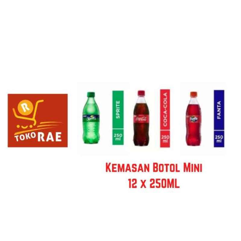 Jual Coca Cola Botol Mini Uk.250ML 1 pak isi 12 Botol di Seller Toko ...