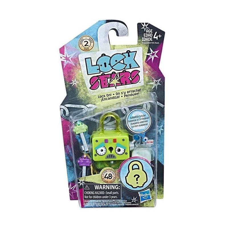 Promo Hasbro Lock Stars Mini Figures - Green Robot + Mini Lock Pal ...