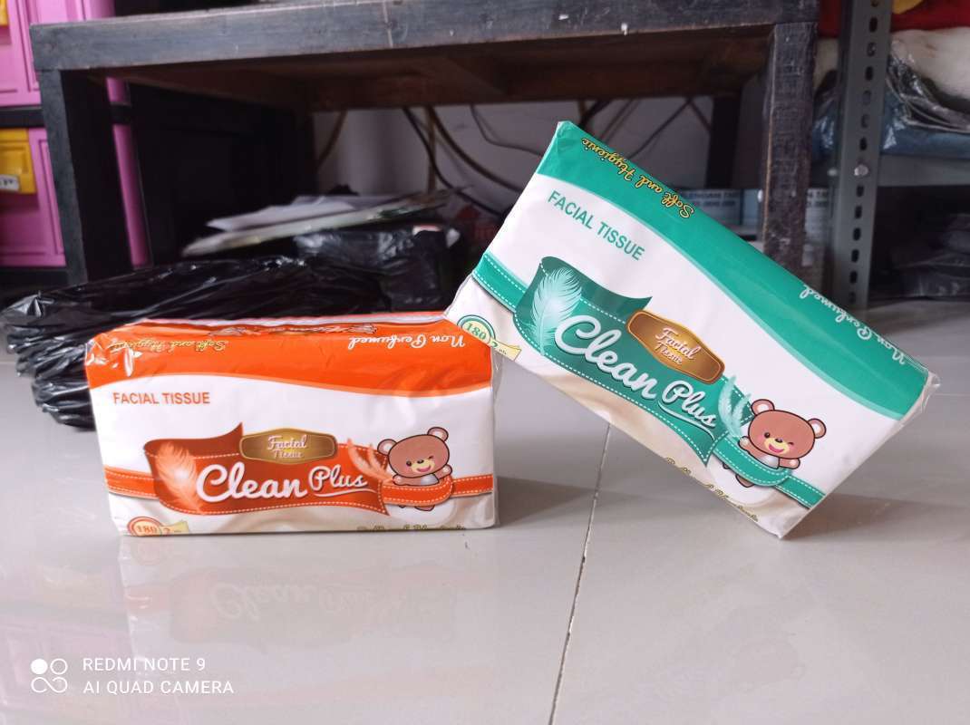 Promo Tisu cleanplus 180 sheet 2 ply / harga 1 PCS Diskon 7% di Seller ...