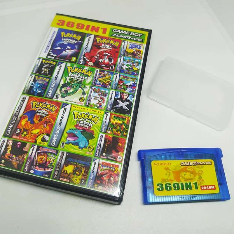 Promo PROMO KASET GAMEBOY ADVANCE CARTRIDGE 369 IN 1 RETRO NINTENDO MURAH Diskon 5% di Seller ...