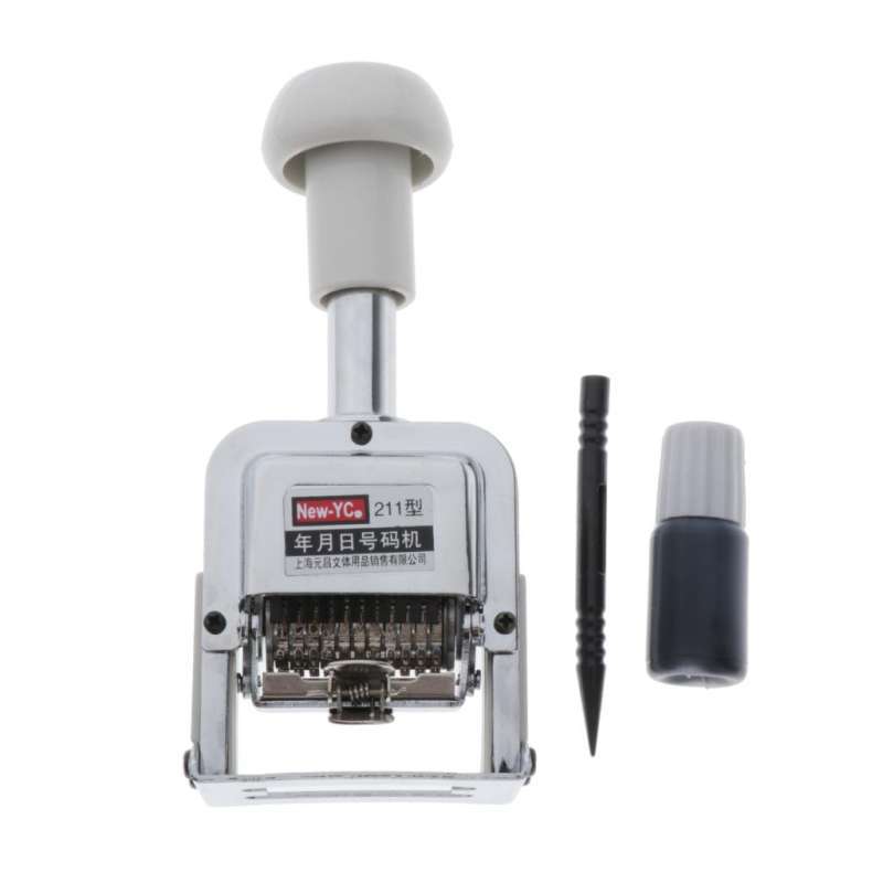 Promo 11 Digits Automatic Numbering Machine - Self Inking - Metal Date ...