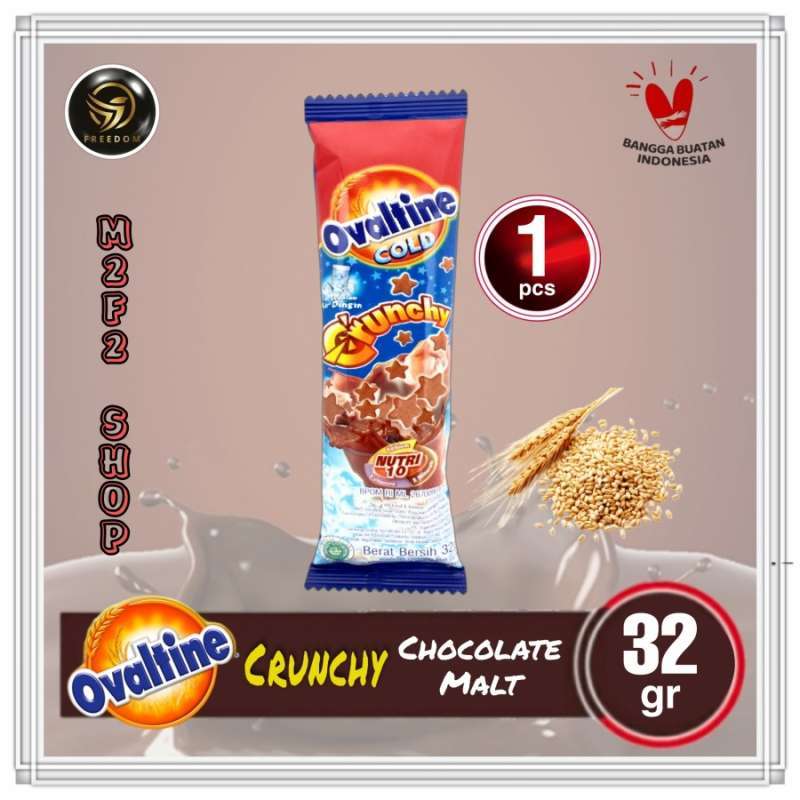 Promo Ovaltine Cold Crunchy Stik Serbuk Cokelat Malt - 32 gr (Kemasan ...