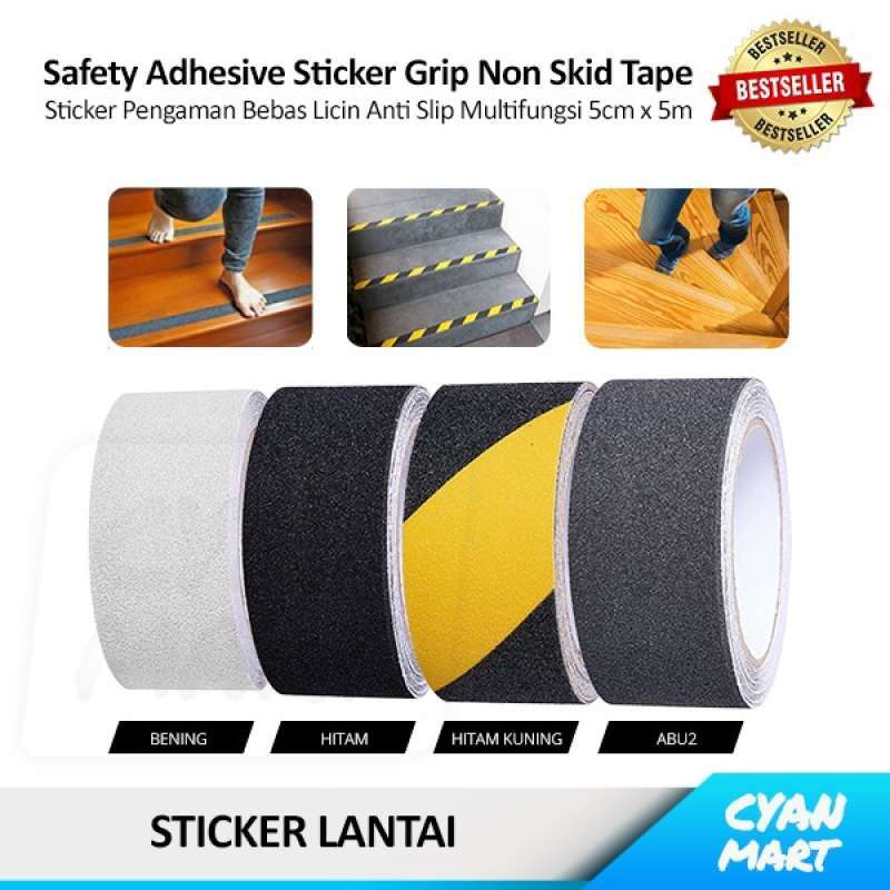 Promo PITA PEMBATAS GARIS STICKER LANTAI TANGGA ANTI SLIP ISOLASI ...