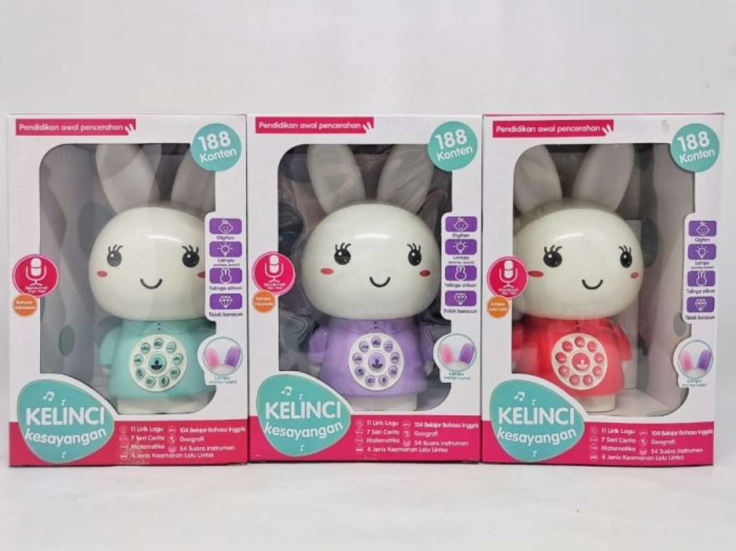 Promo MAINAN EDUKASI ANAK KELINCI KESAYANGAN 188 / MAINAN EDUKASI ...