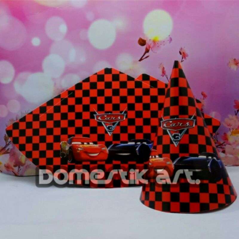 Jual Topi KERUCUT Ulang Tahun Karakter (LK) / Topi Pesta anak / topi ...
