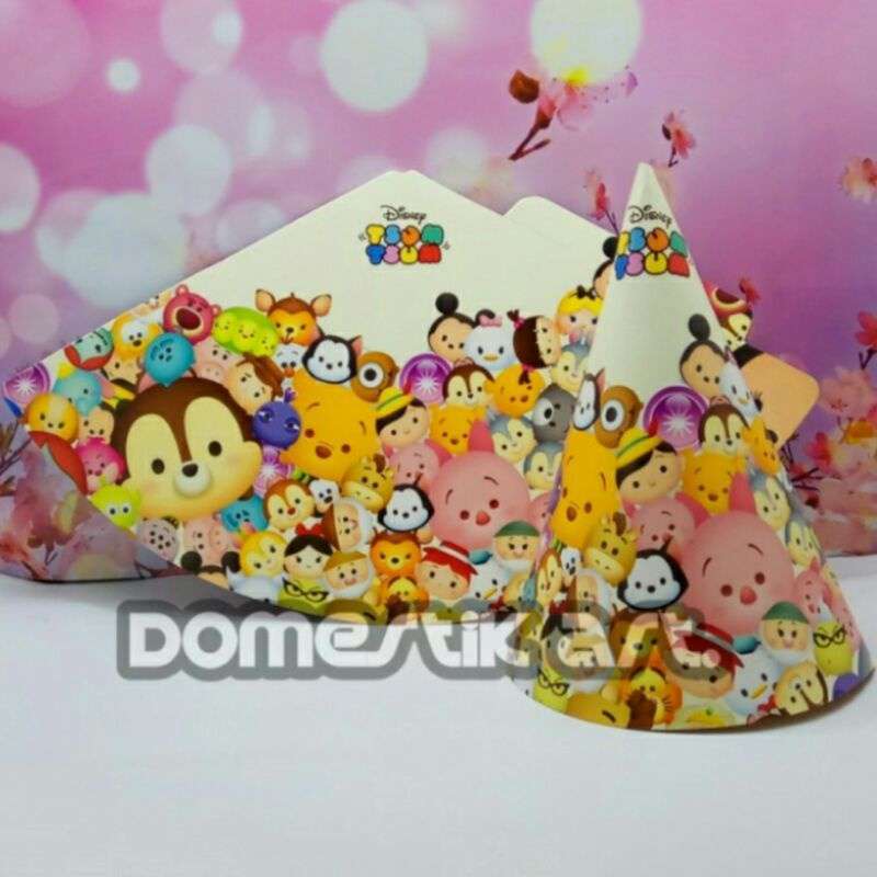 Jual Topi KERUCUT Ulang Tahun Karakter (LK) / Topi Pesta anak / topi ...
