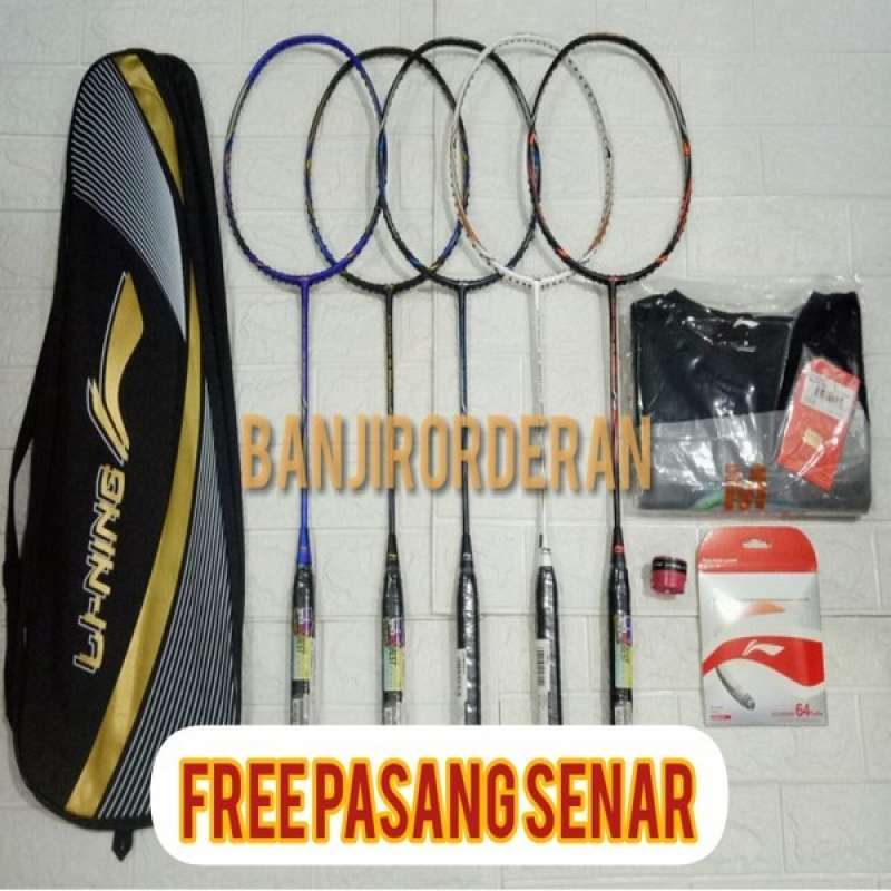 Jual Raket Badminton Lining Super Series 2020 Max Tansion 30 Lbs 100% ...