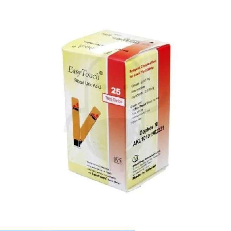 Jual EASY TOUCH URIC ACID TEST STRIP BOX 25 PCS di Seller Apotek Mose ...