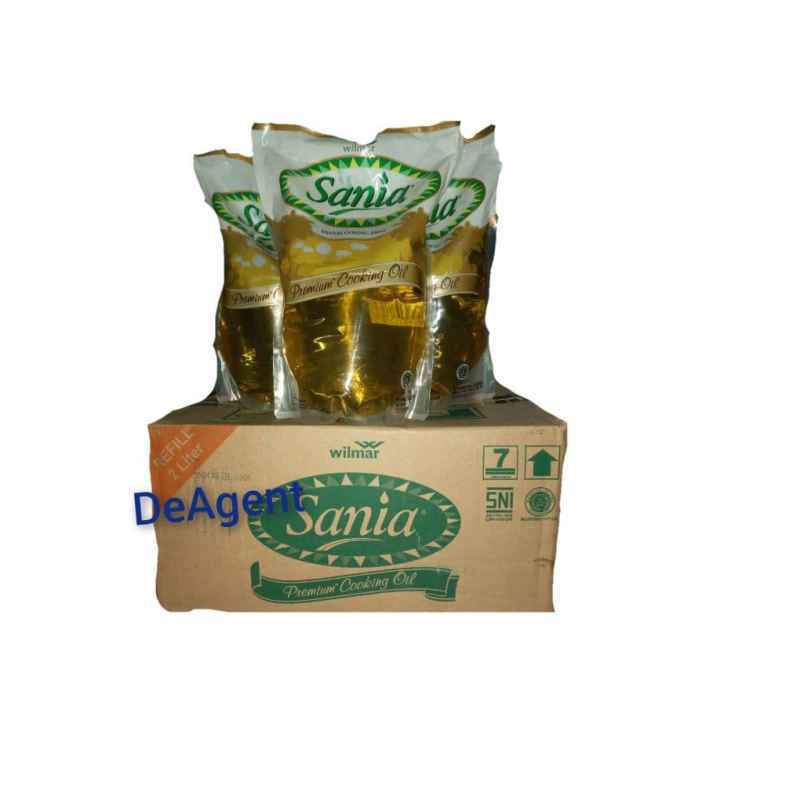 Jual SANIA MINYAK GORENG 2 LITER - 6 KEMASAN di Seller deagent - Teluk ...