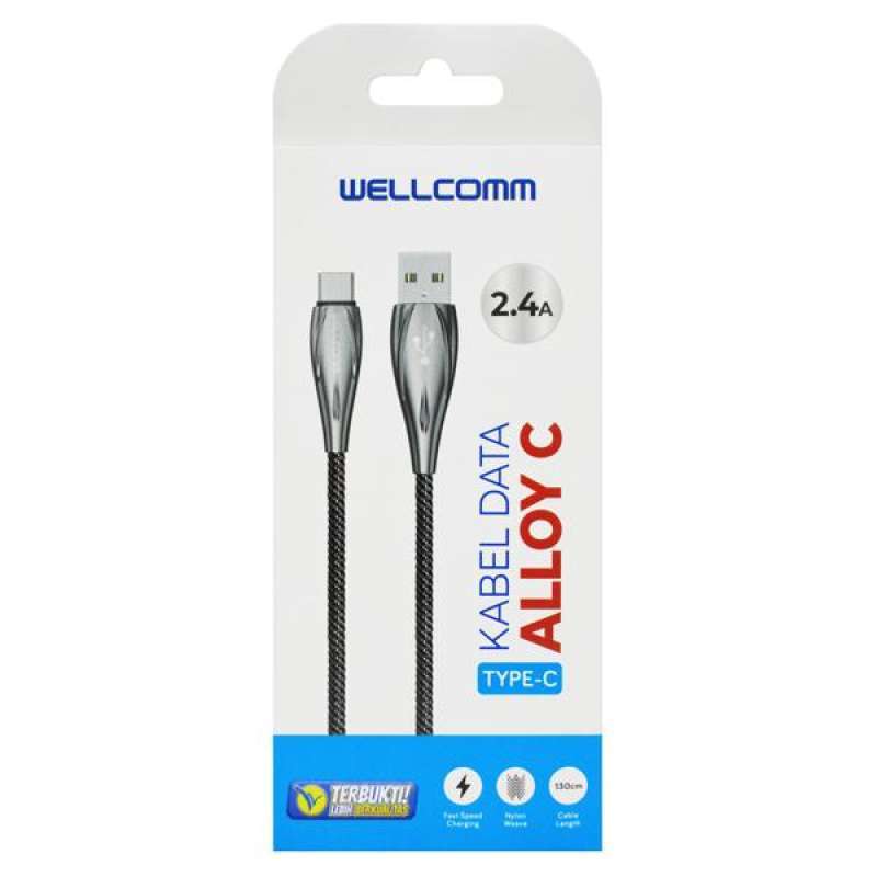 Promo Wellcomm Kabel Data Type-c Alloy-c 3a Diskon 3% Di Seller Phone ...