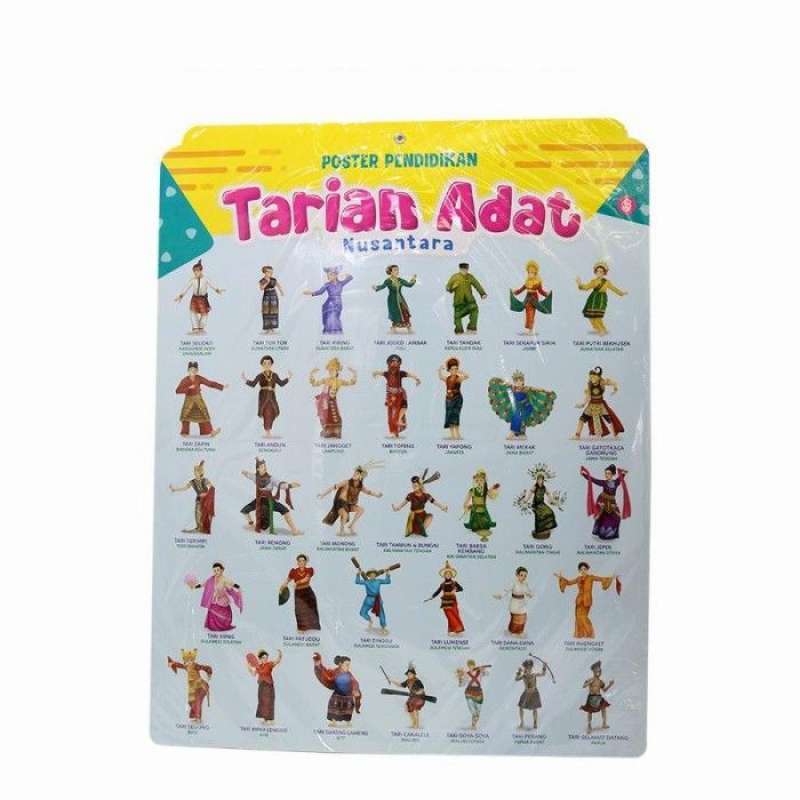 Promo Original Poster Pendidikan Tarian Adat Nusantara Buku Aktivitas ...