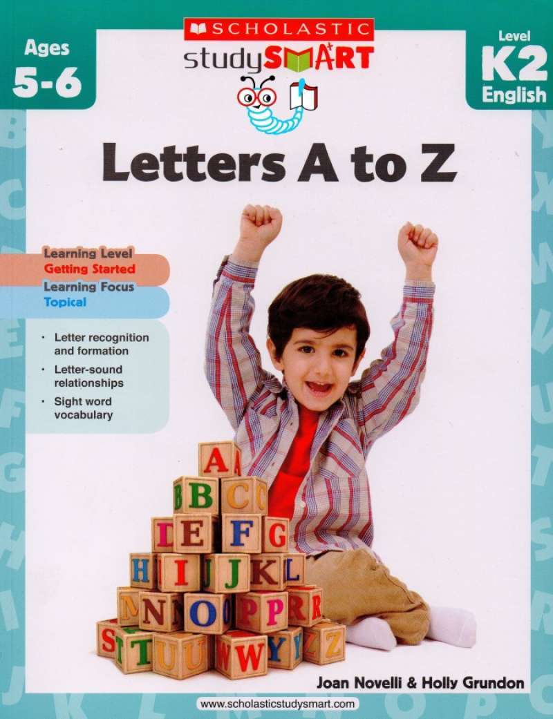 Promo Original Scholastic Study Smart Letter A To Z K2 English Buku ...