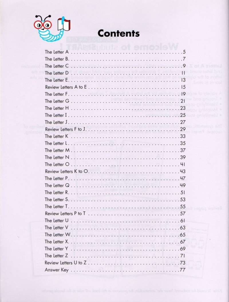 Promo Original Scholastic Study Smart Letter A To Z K2 English Buku ...