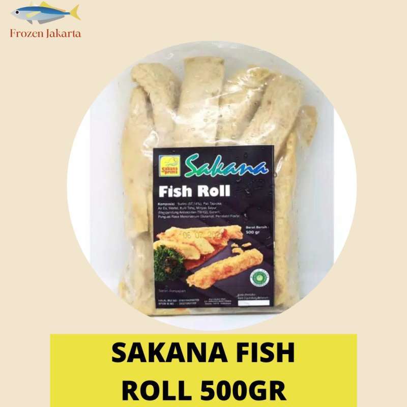 Jual Sakana Fish Roll / Fish Roll Sakana 500 gram FROZEN JAKARTA di ...