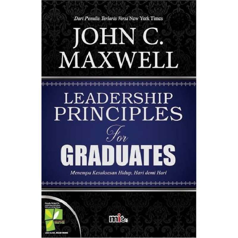 Promo Original Leadership Principle For Graduates Buku Leadership ...