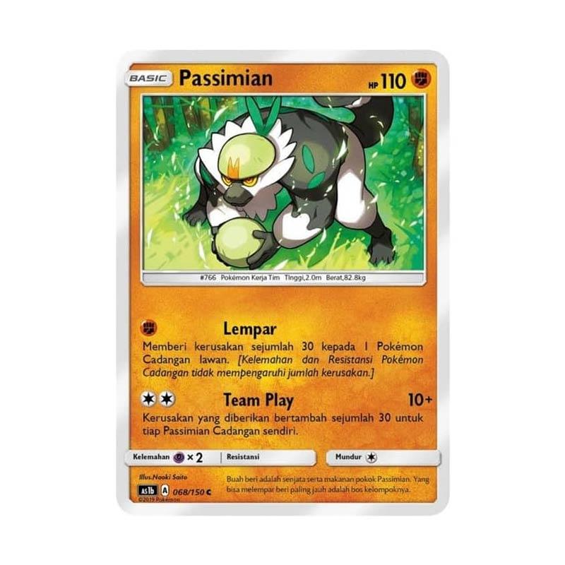 Jual Pokemon Indonesia Trading Card Passimian AS1b 068-150 C di Seller ...
