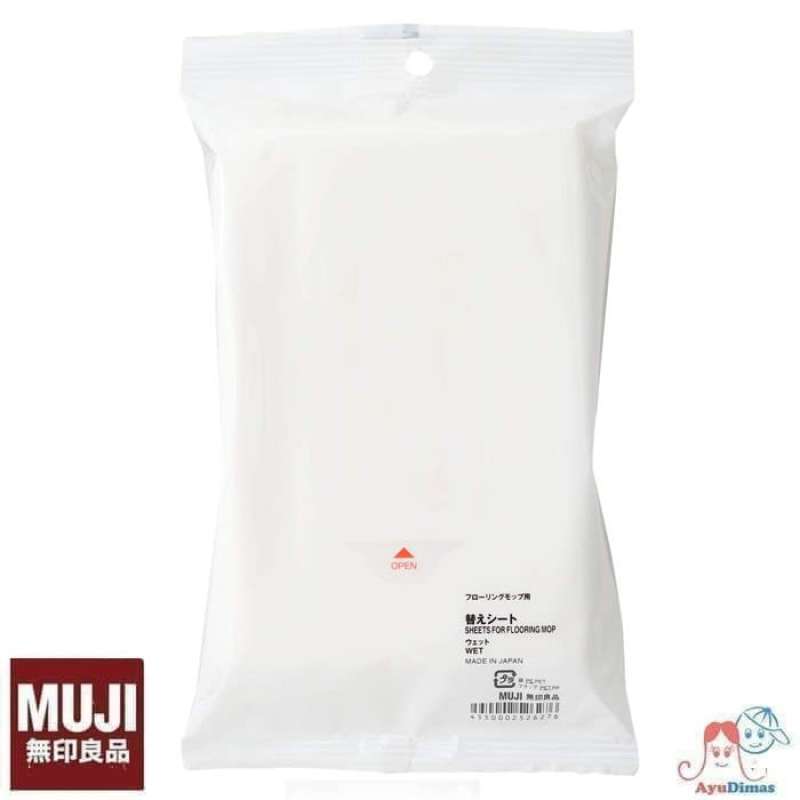 Jual Promo Muji Refill Sheets for Flooring WET Mop - Tissue basah tuk ...