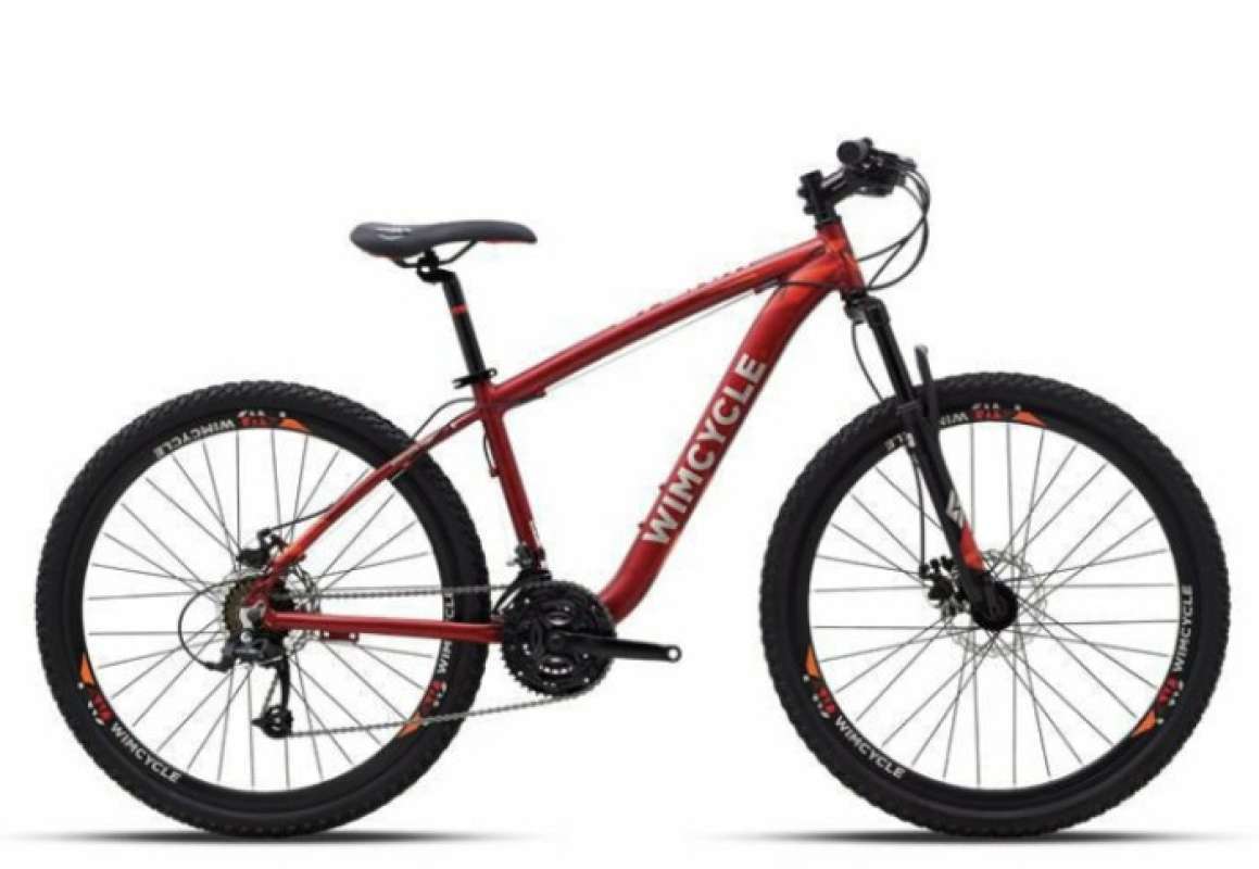 Jual Sepeda Gunung Mtb Wimcycle Storm Red 27.5 Inch Alloy Di Seller ...