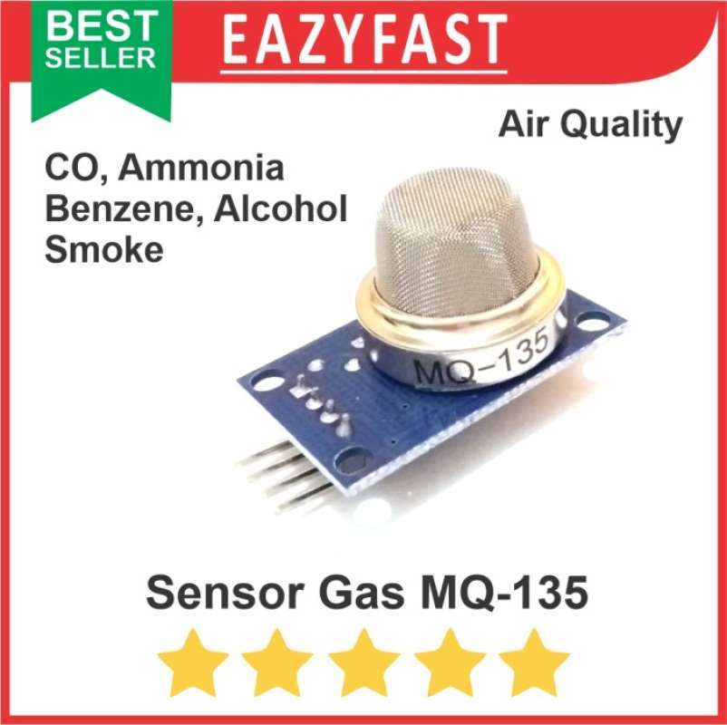 Jual Modul Sensor Gas Racun Hazardous Air Qualilty MQ-135 Detector ...