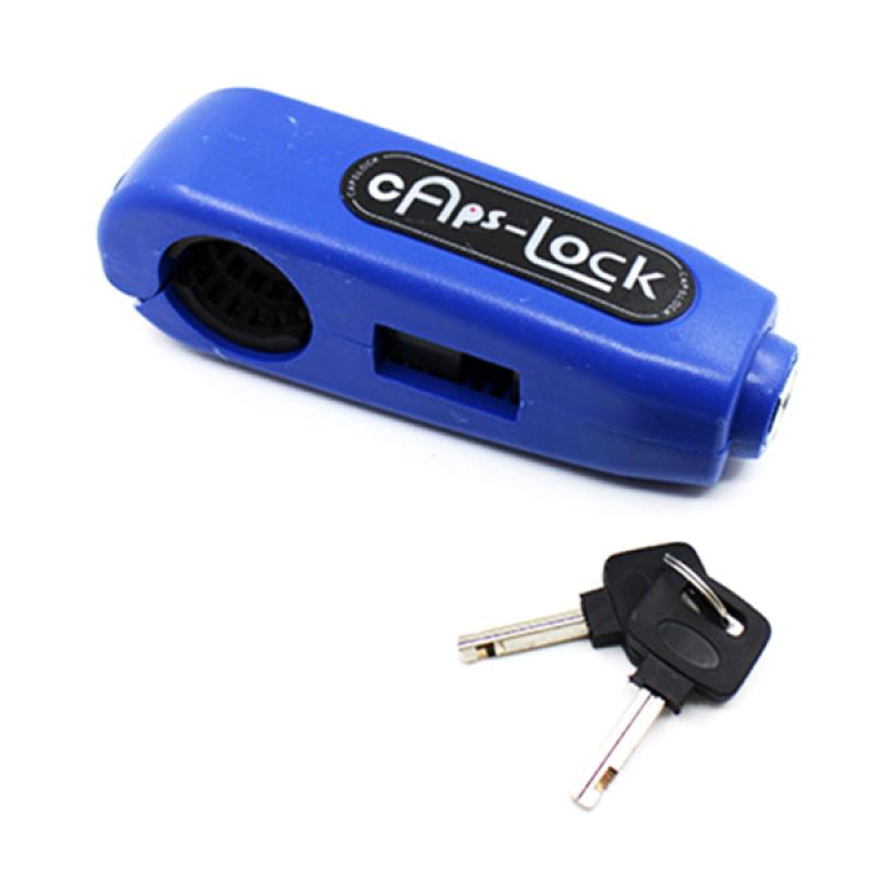Jual Caps Lock Grip Lock Anti Maling Kunci Pengaman Stang Motor - Blue ...