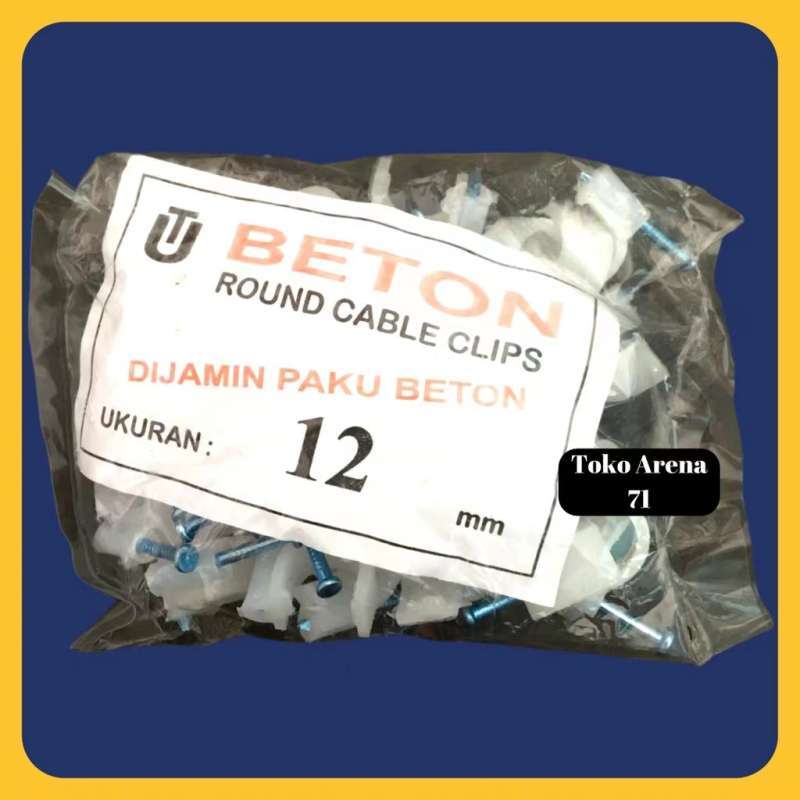 Jual Klem Kabel Beton Clip Cable Kayu Klem Kabel Kayu Klem Paku Paku ...