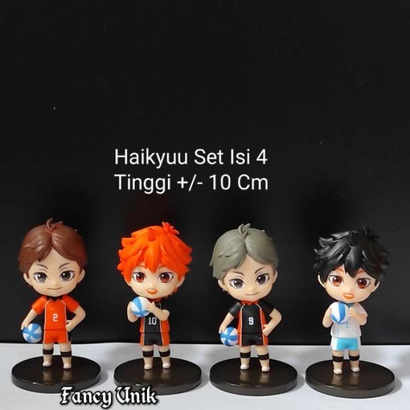 Jual ACTION FIGURE HAIKYUU SET ISI 4 di Seller Florente shop - | Blibli