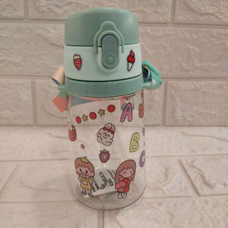 Jual BOTOL MINUM BENING UK.450ml FREE STIKER// BOTOL MINUM ANAK di ...