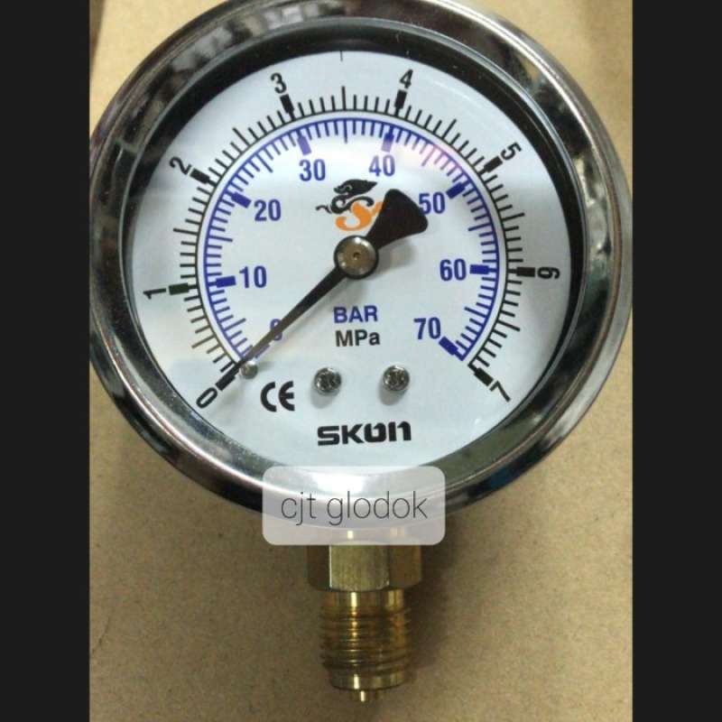 Promo Pressure Gauge / Manometer 7 Mpa / Bar Raket 2 1/2 Skon Diskon 14 ...