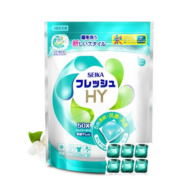 Jual Seika Walch Fresh HY 50X Anti-Bact Laundry Capsule [36 Caps/ Bag ...