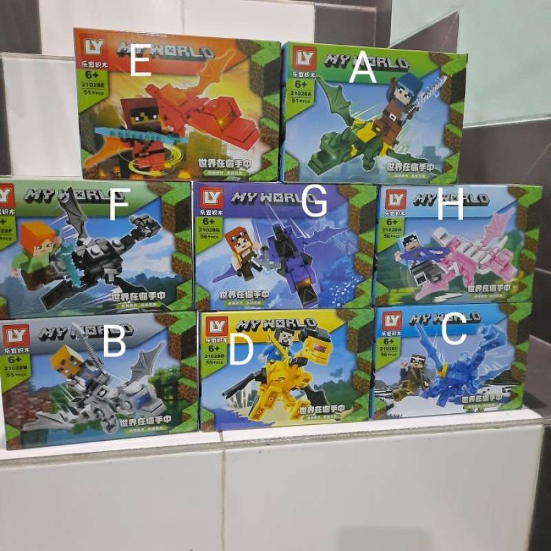 Jual MAINAN EDUKASI LEGO BRICK PASUKAN PERANG ARMY MINECRAFT NAGA ...