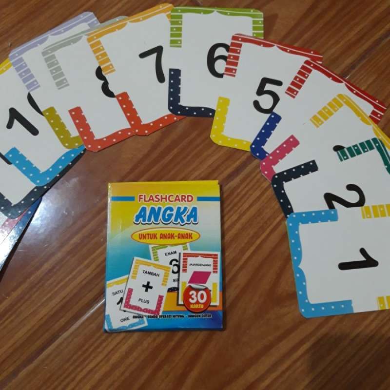 Jual Flashcard Anak Mengenal Angka Dan Bentuk di Seller JDO_01 - Kab ...