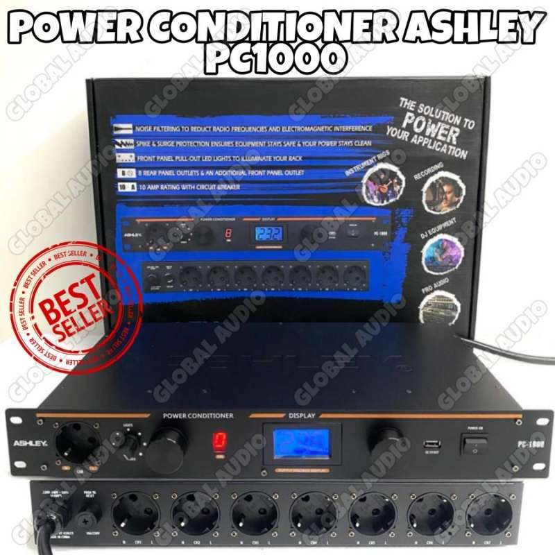 Jual Power Conditioner Ashley Pc 1000 Original Power Sequencer Ashley ...