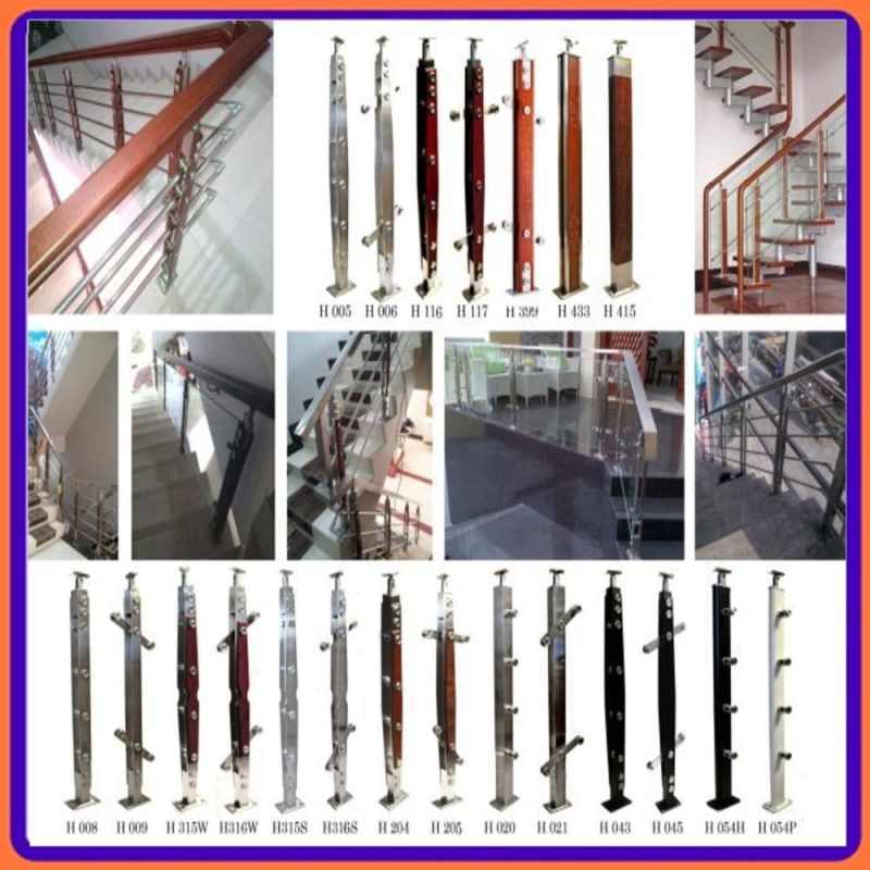 Promo Tiang Railling Tangga Kayu Pipa / Ralling Tangga Stainless 201 ...
