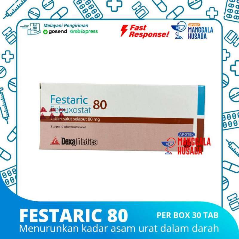 Jual Festaric 80 Mg Per Box @ 30 Tablet Di Seller Apotek Manggala ...