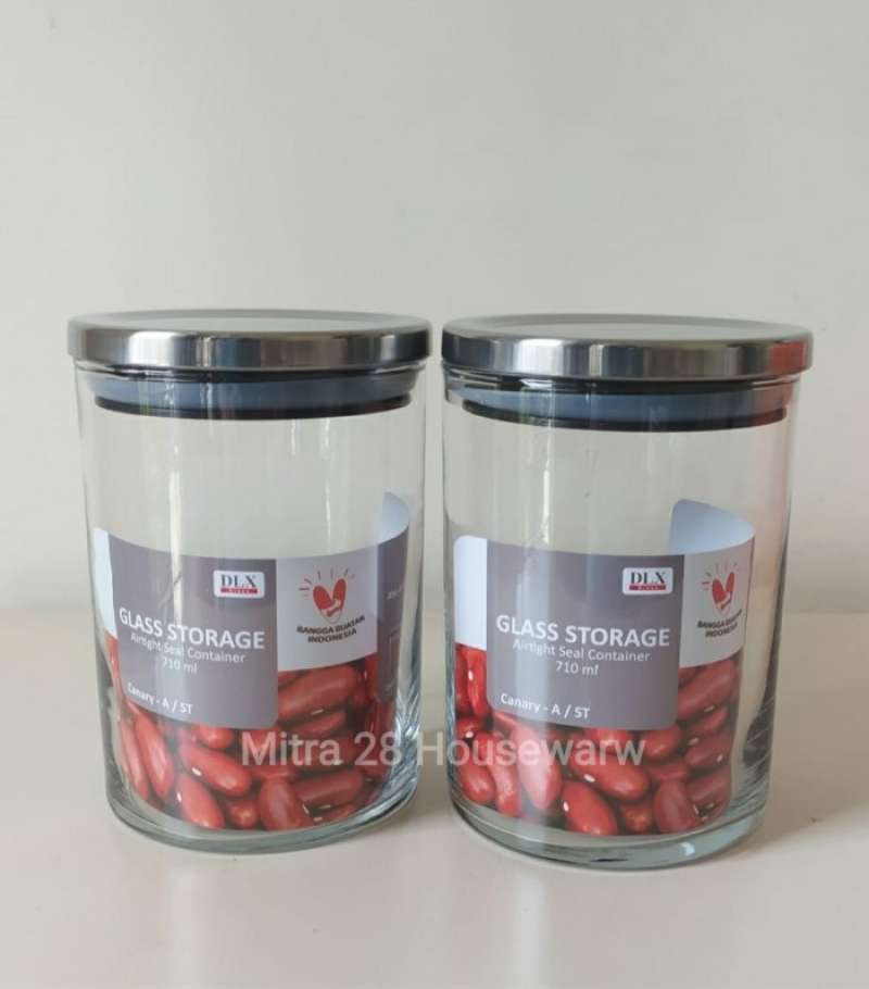 Jual Toples Kaca Canary A Stainless Ukuran 710ml (Set 6 pcs) di Seller Qornita Store - Mekarsari ...