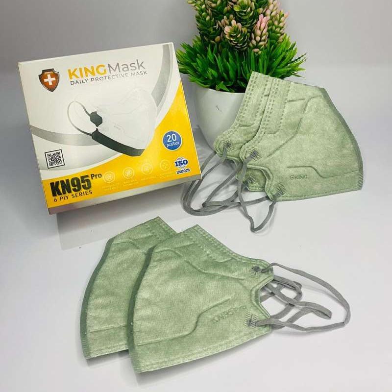 Promo Masker KN95 KING MASK PRO 6Ply Embos Model Korea Premium Mask 1 ...