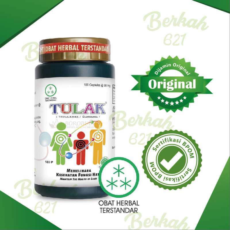 Jual Tulak 100 Kapsul - Ekstrak Temulawak - Borobudur Herbal di Seller ...