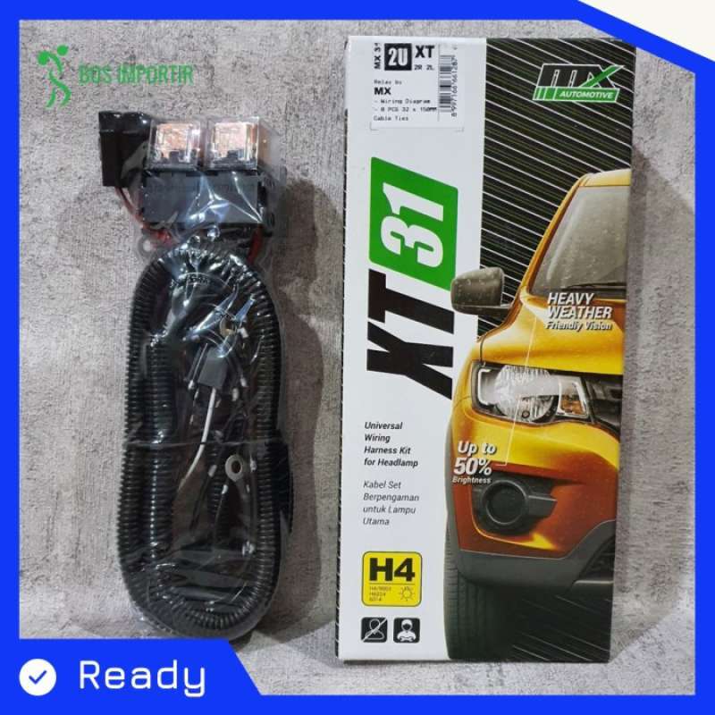 Jual KABEL RELAY SET MX LAMPU DEPAN HEADLAMP H4 MOBIL 2 RELAY ORIGINAL ...