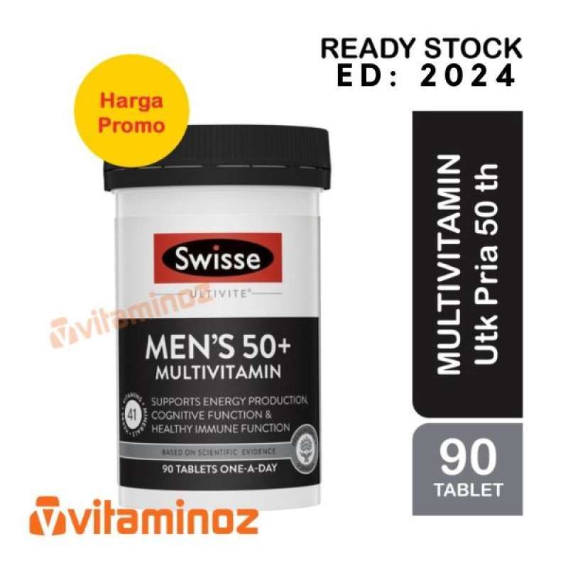 Jual Swisse Men's Ultivite 50+ Multivitamin isi 90 Tablets di Seller VitaminOZ - Kembangan ...