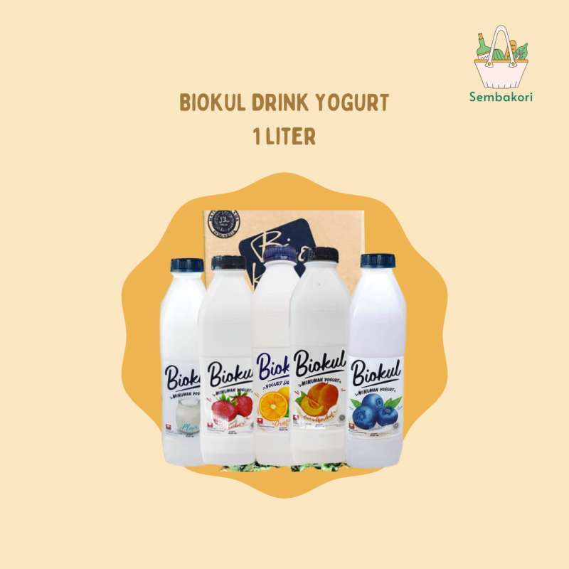 Jual BIOKUL DRINK YOGURT 1 KARTON [4 x 1000 ML] di Seller Sembakori ...