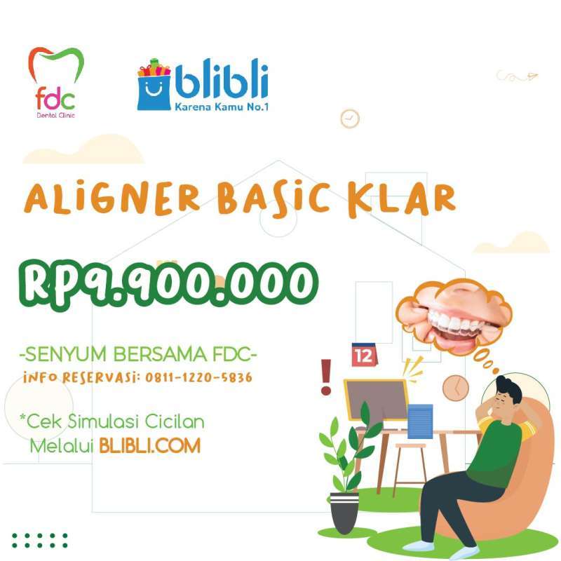 Jual Aligner Basic KLAR di Seller FDC Dental Clinic - Bandung - Pasir Kaliki, Kota Bandung | Blibli