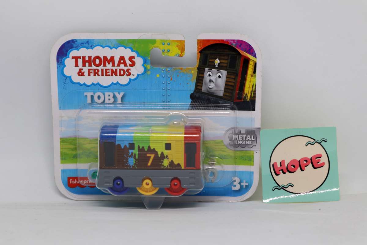 Jual Thomas and Friends Push Along Rainbow Toby Metal Engine Original ...