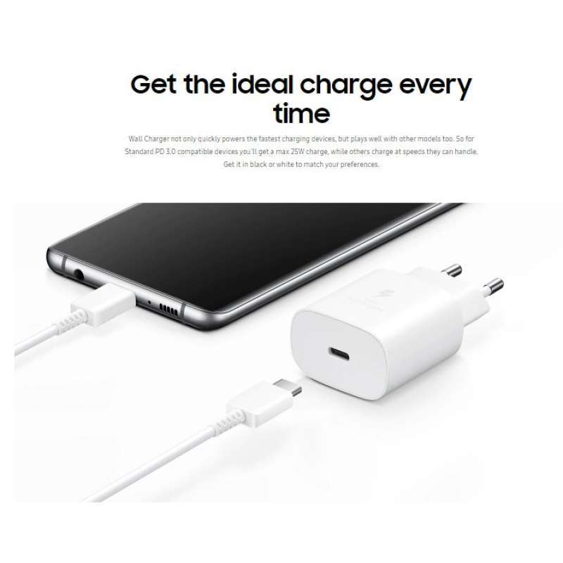Jual Original Samsung 25w Super Fast Travel Adapter With Type-c Cable ...